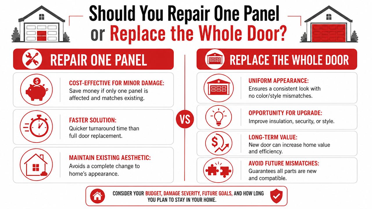 Garage Door Panel Cost: A 2026 Cleveland Price Guide
