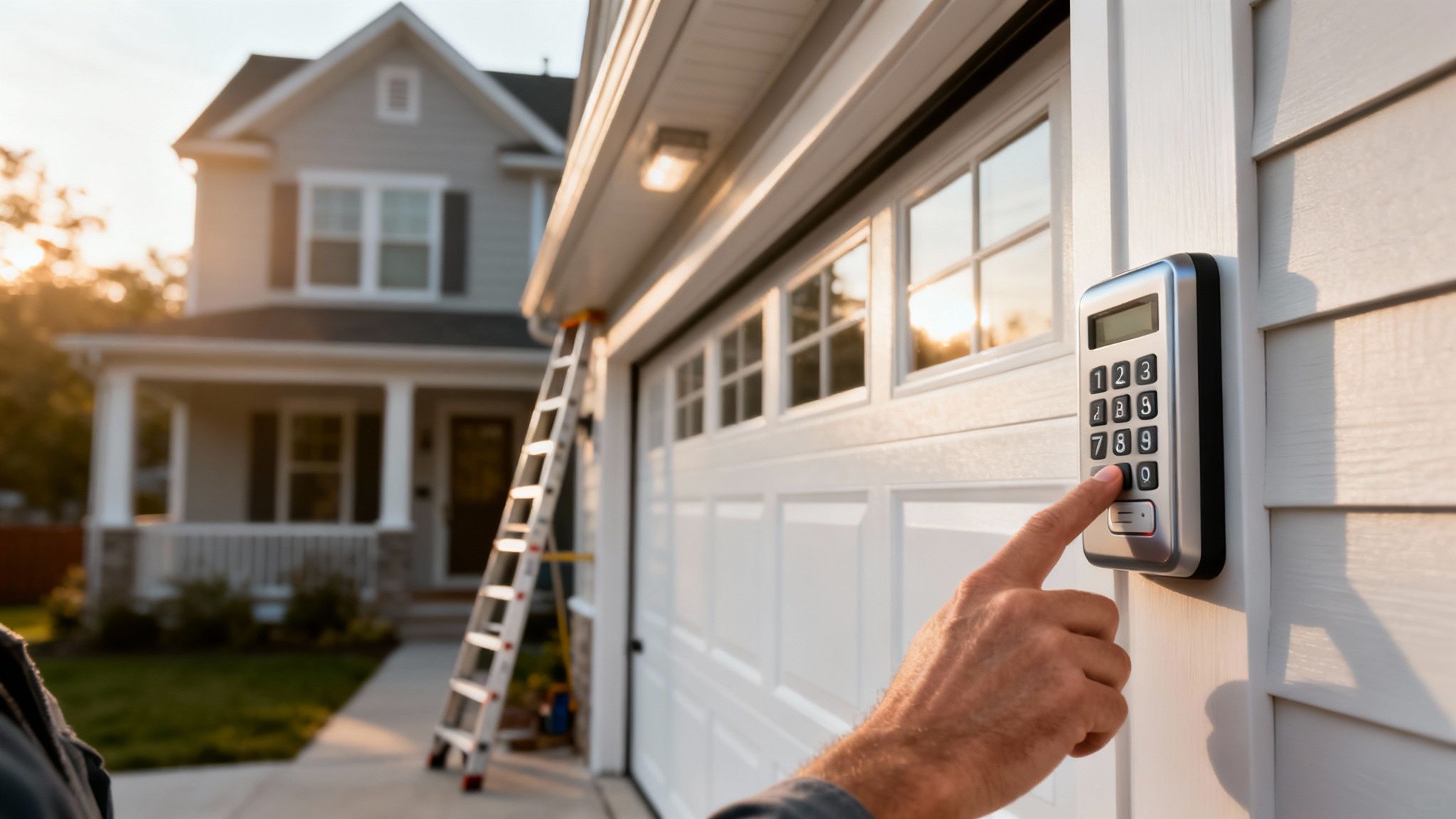 Overhead Door Keypad Programing for Cleveland Homeowners